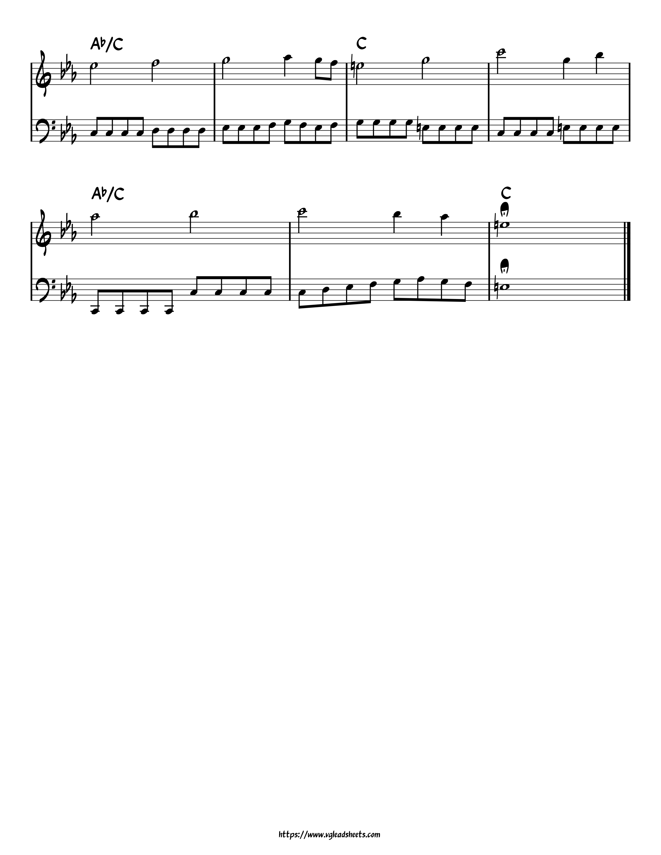 Hades - No Escape | VGLeadSheets.com - Lead Sheets by Gamers, for Everybody