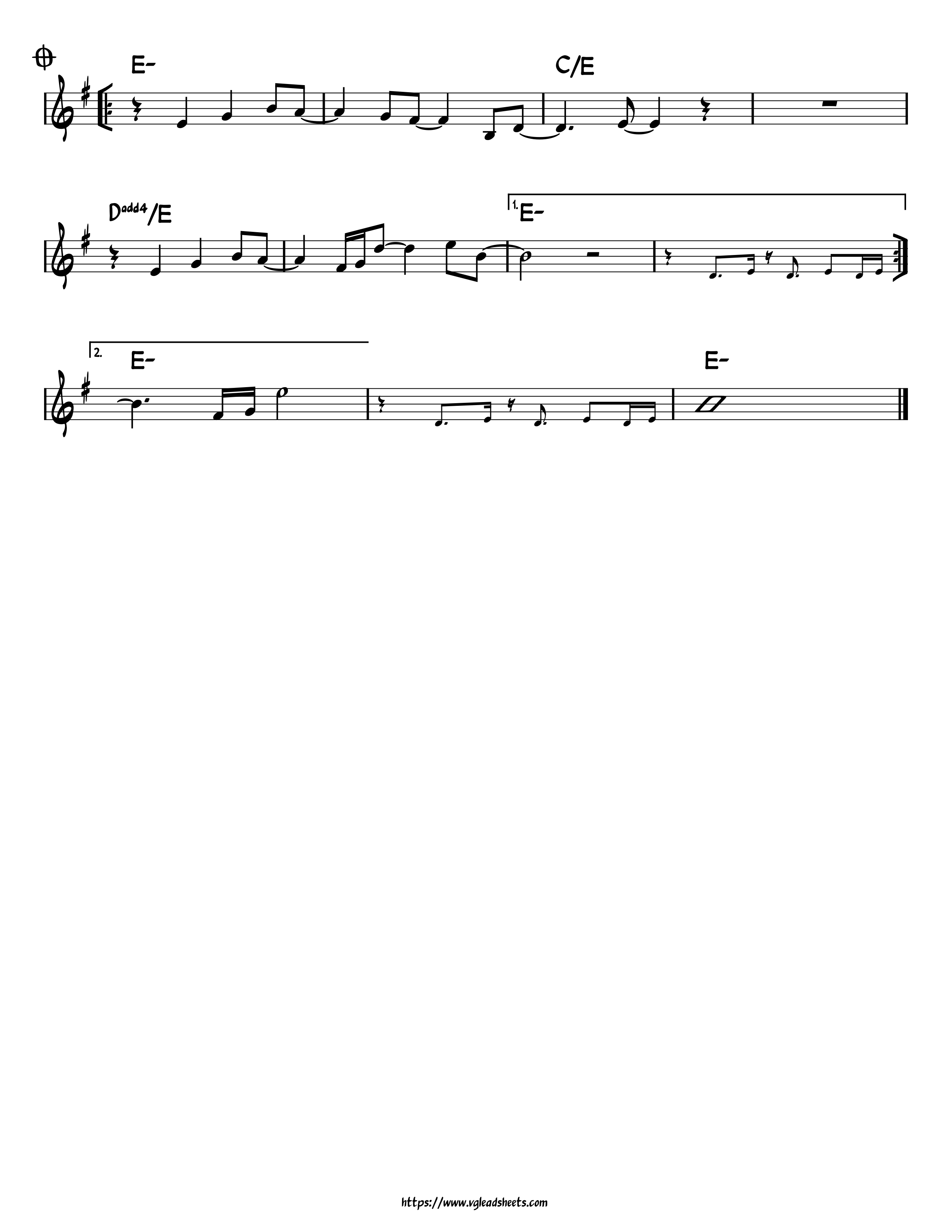 Killer Instinct - The Instinct | VGLeadSheets.com - Lead Sheets by ...