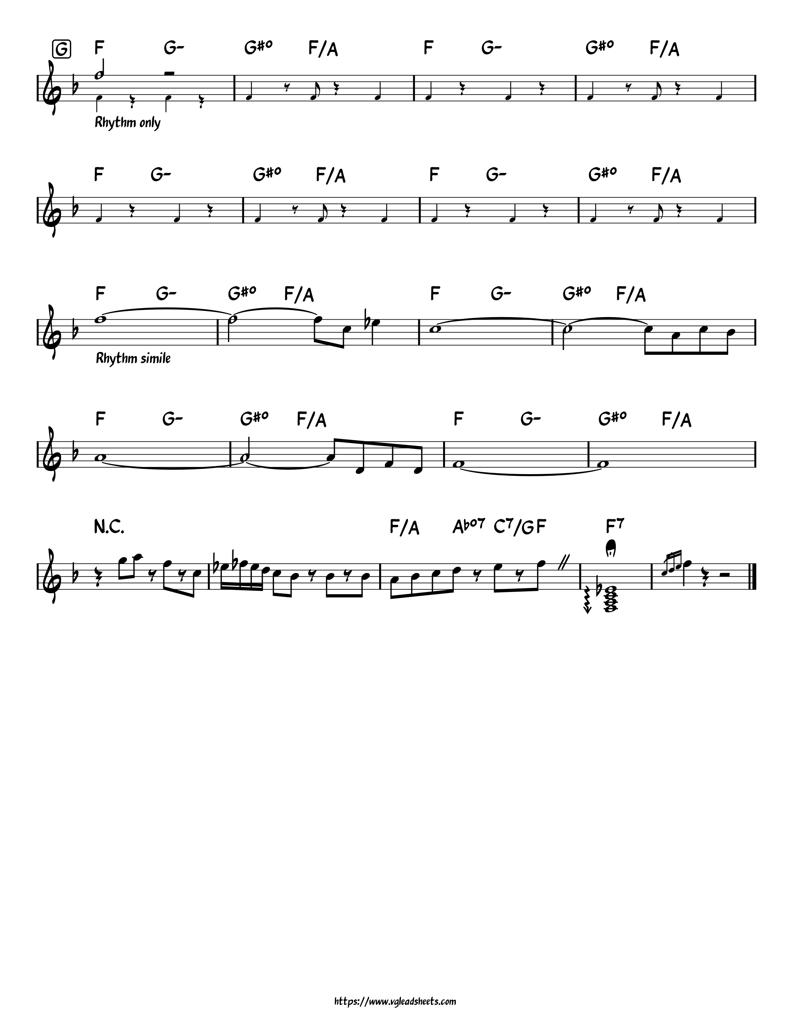 New Super Mario Bros. Wii - Staff Credit Roll | VGLeadSheets.com - Lead ...