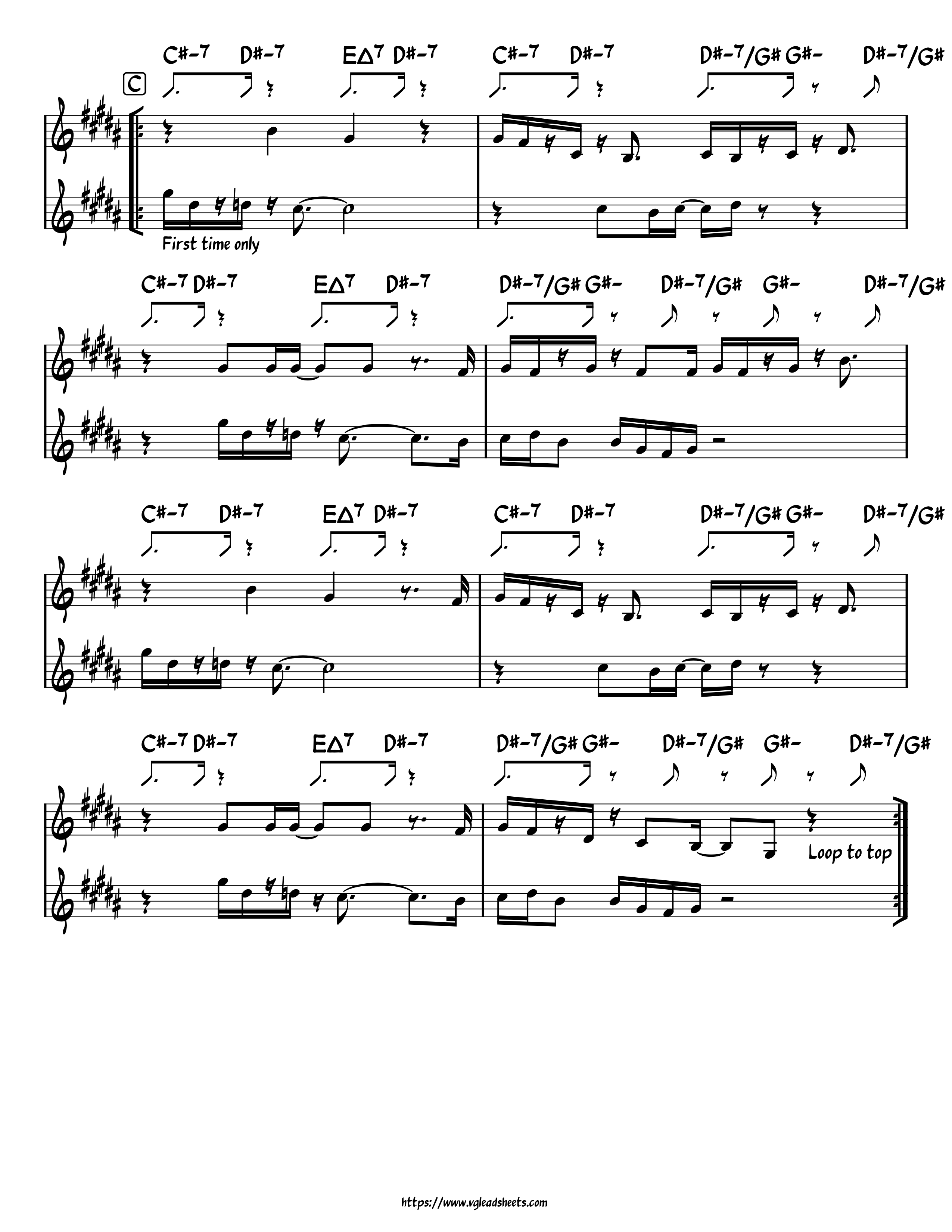 Persona 3 - Mass Destruction | VGLeadSheets.com - Lead Sheets by Gamers ...