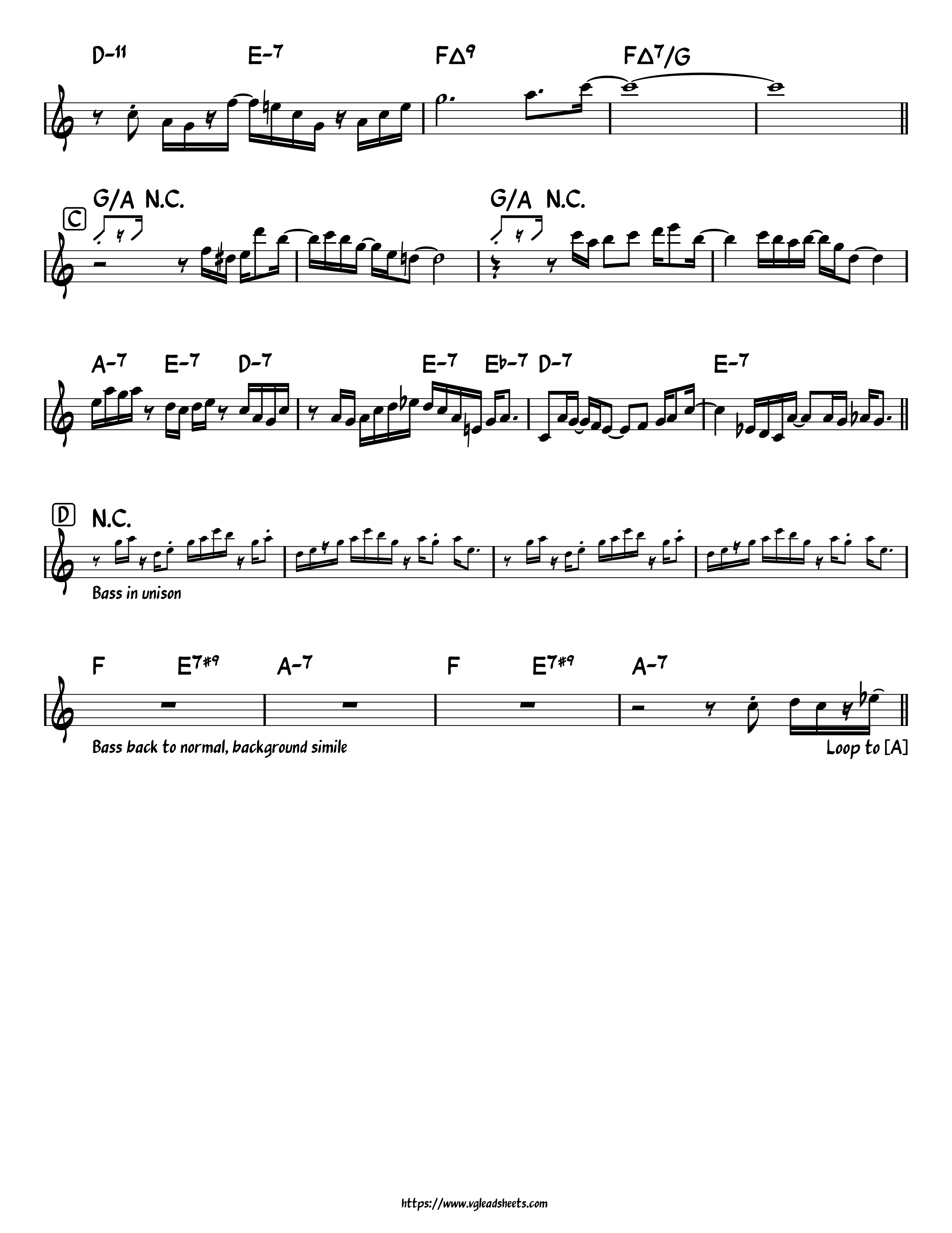 Pokémon Sun & Moon - Vast Poni Canyon | VGLeadSheets.com - Lead Sheets ...