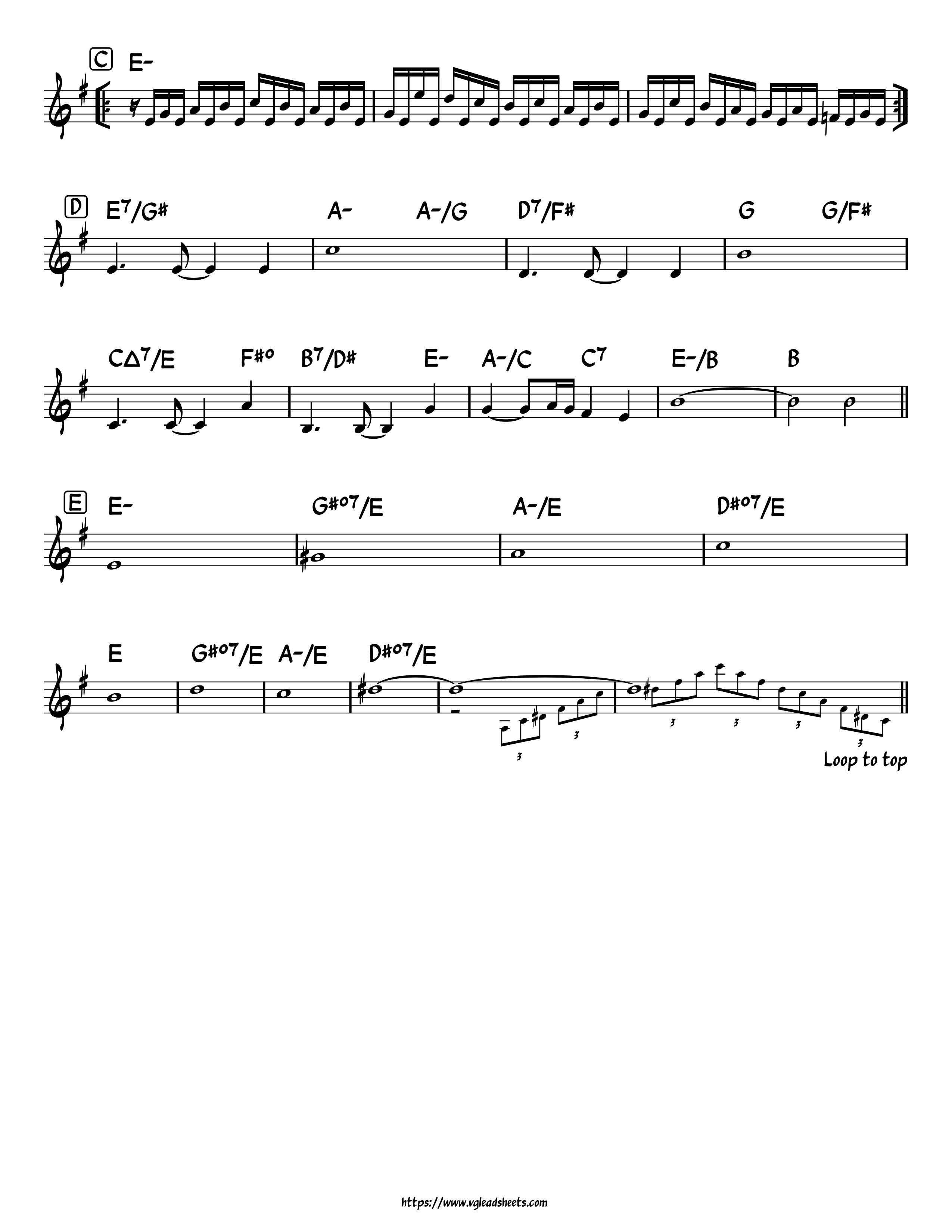 Suikoden II - Gothic Neclord | VGLeadSheets.com - Lead Sheets by Gamers ...